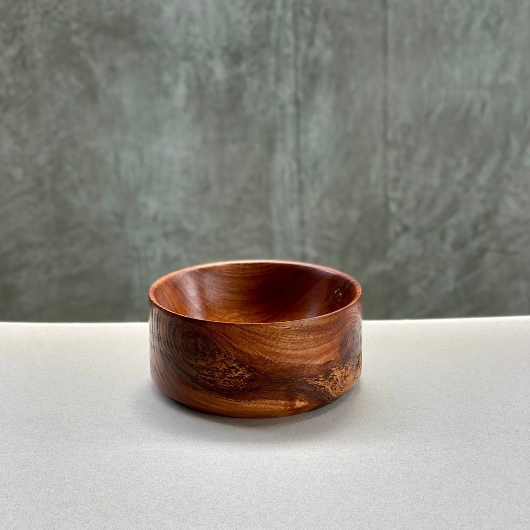 Spalted Lightwood (hickory Wattle) 14 Cm Handmade Turned Timber Bowl ...