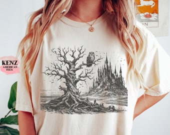 Vintage Gothic Dark Art T-shirt, Retro Gothic 90s Shirt, Horro Graphic ...