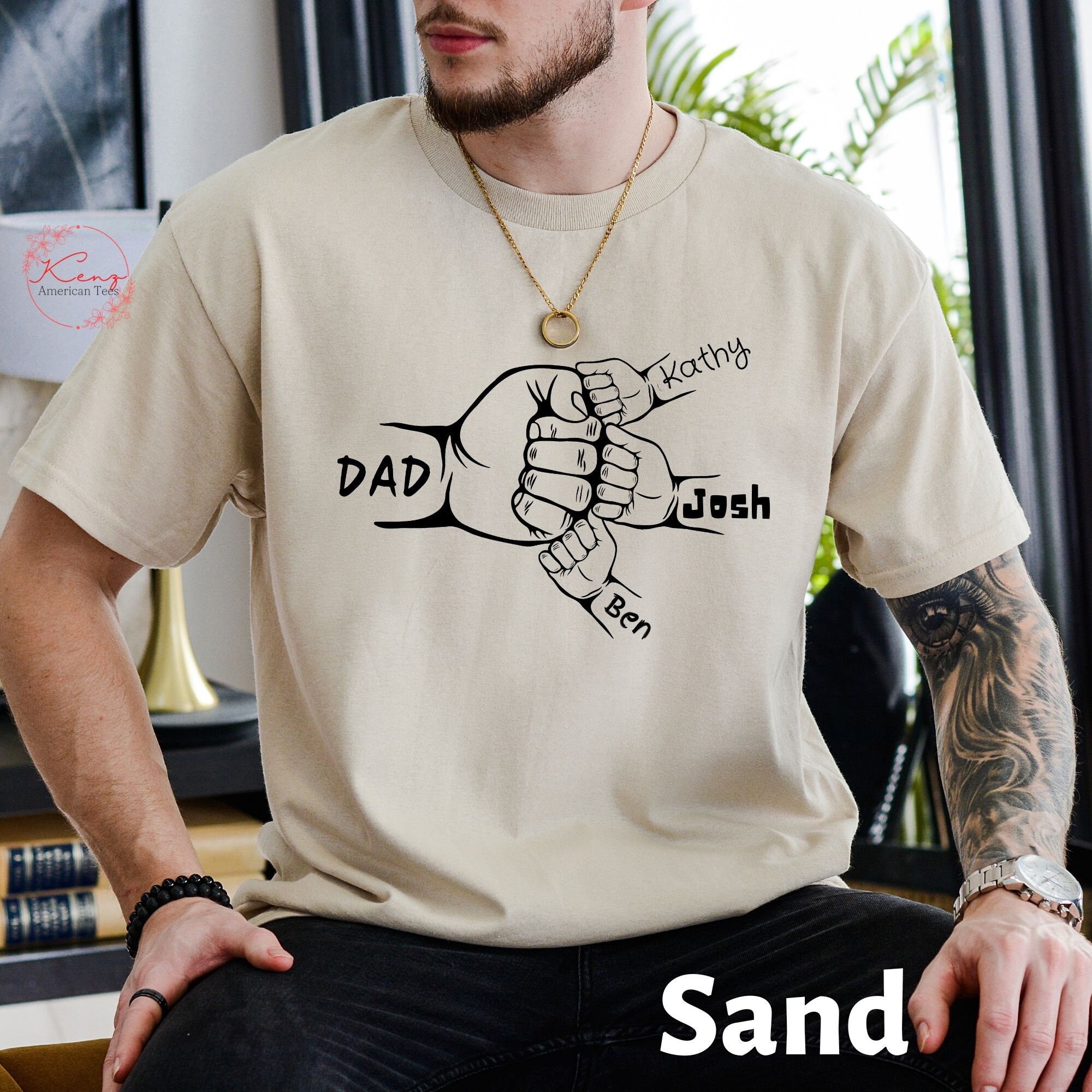 Personalized Papa T Shirt, Custom Grandpa Tee Shirt Kids Grab Papa ...