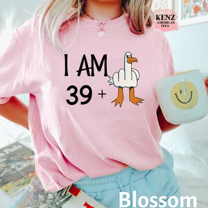 I Am 29 Plus Middle Finger Comfort Colors Shirt, Personalized Birthday ...