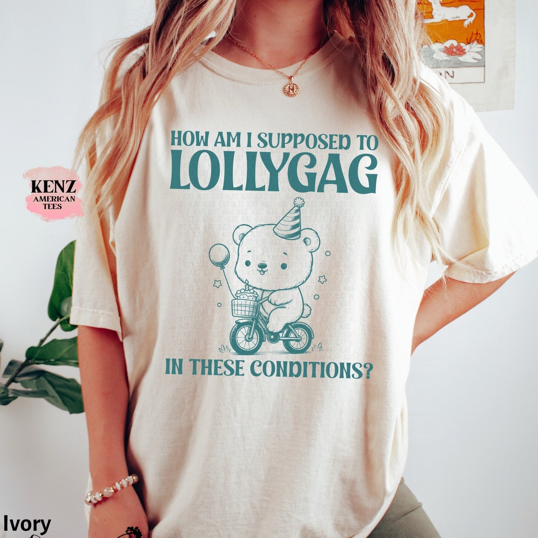 Lollygag Funny Graphic T-shirt, Retro Unisex Adult Gag T Shirt, Vintage ...