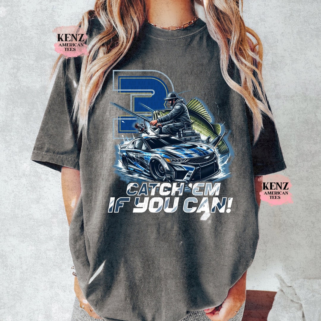 Nascar X Fishing Vintage Racing T-shirt, Y2k Retro Bootleg Graphic ...