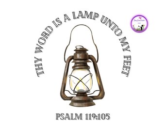 Svg Thy Word is a Lamp - Etsy