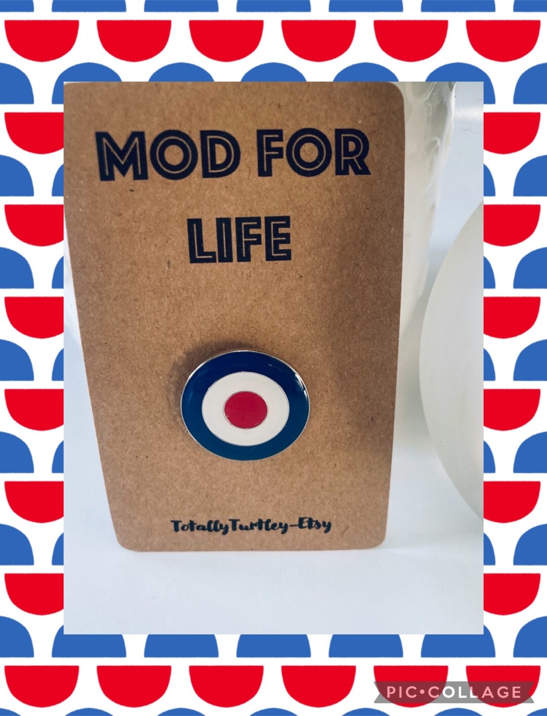 Mod RAF Target Enamel Pin Badge - Etsy
