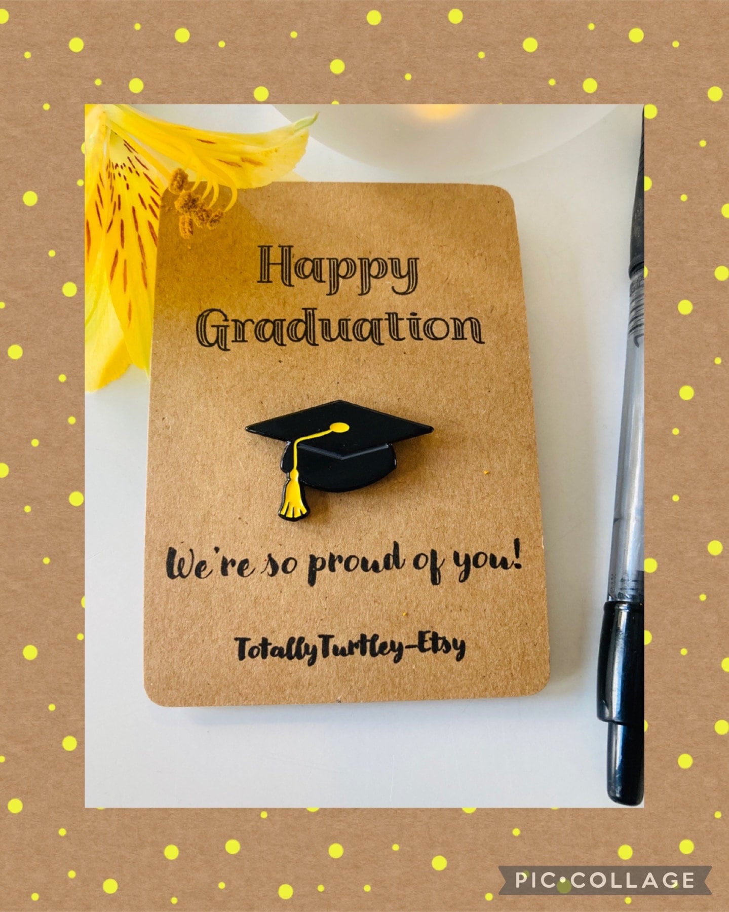 Graduation Cap Mortar Enamel Pin Badge - Etsy