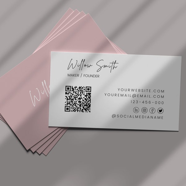 Modern Business Card - Etsy