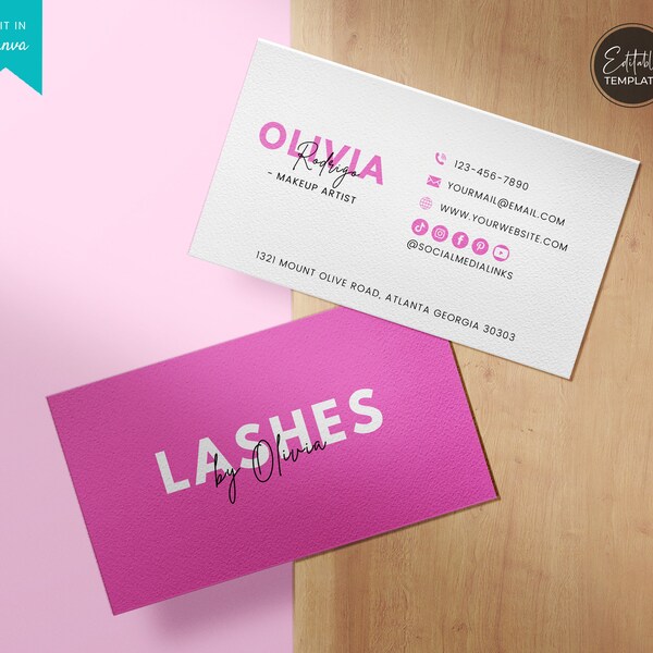 Salon Business Card - Etsy