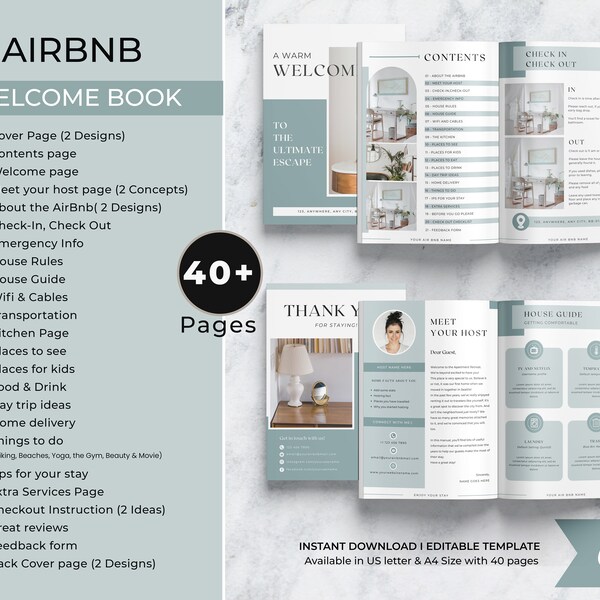 Vrbo Template Welcome Book - Etsy