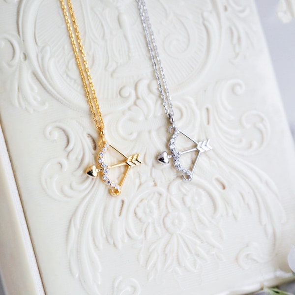 Cupid Arrow Necklace - Etsy