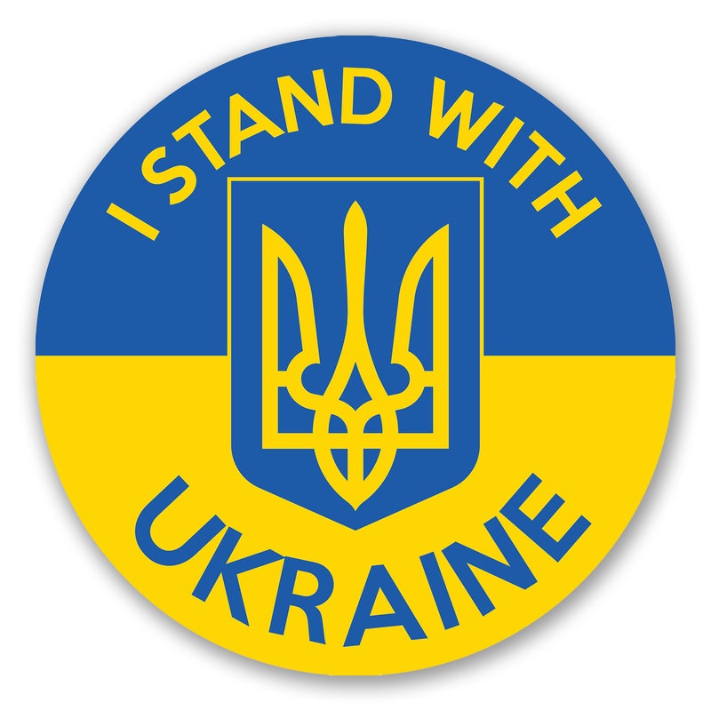 I Stand With Ukraine Stickers - Etsy