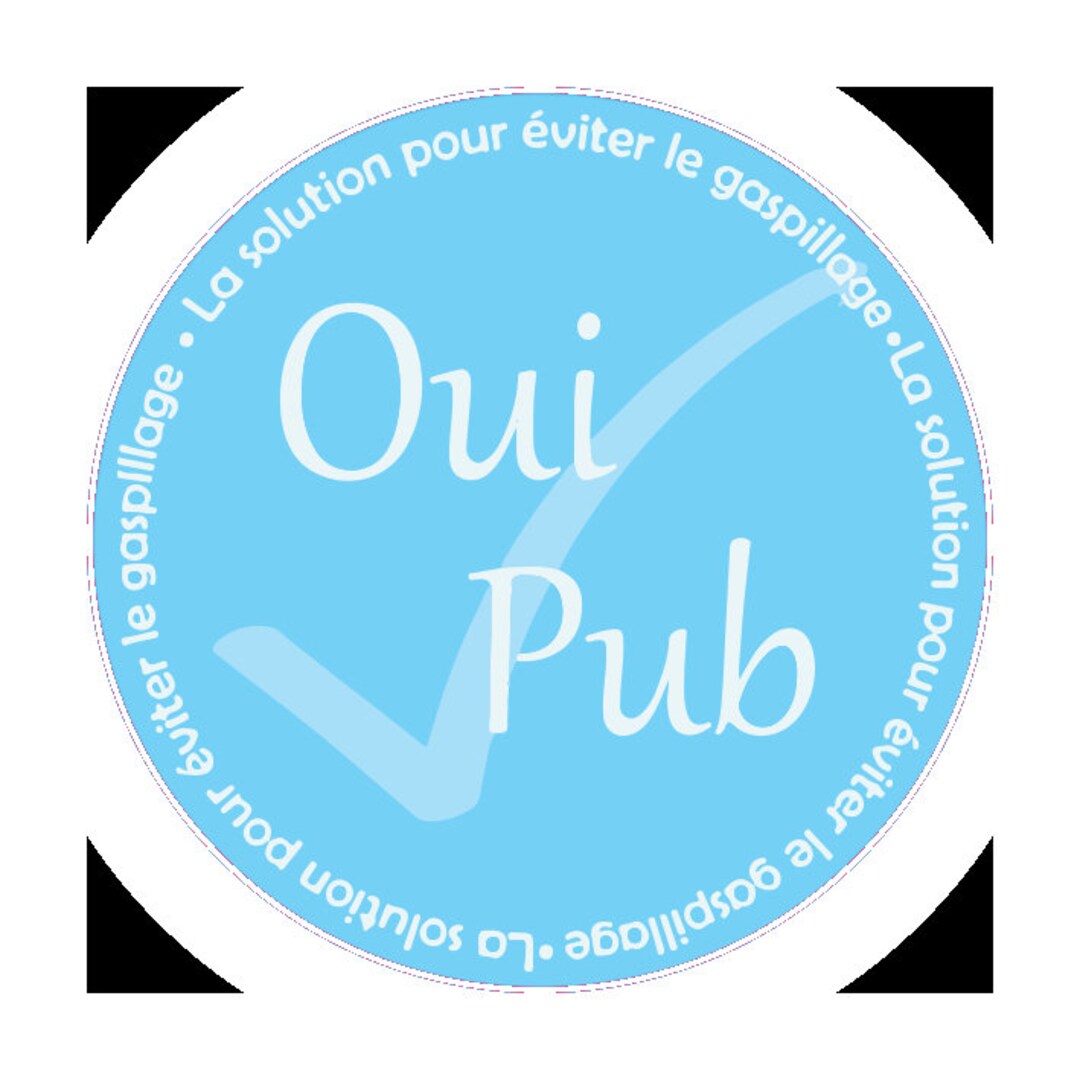 Sticker Official Sticker Yes Pub Mailbox Round Blue - Etsy