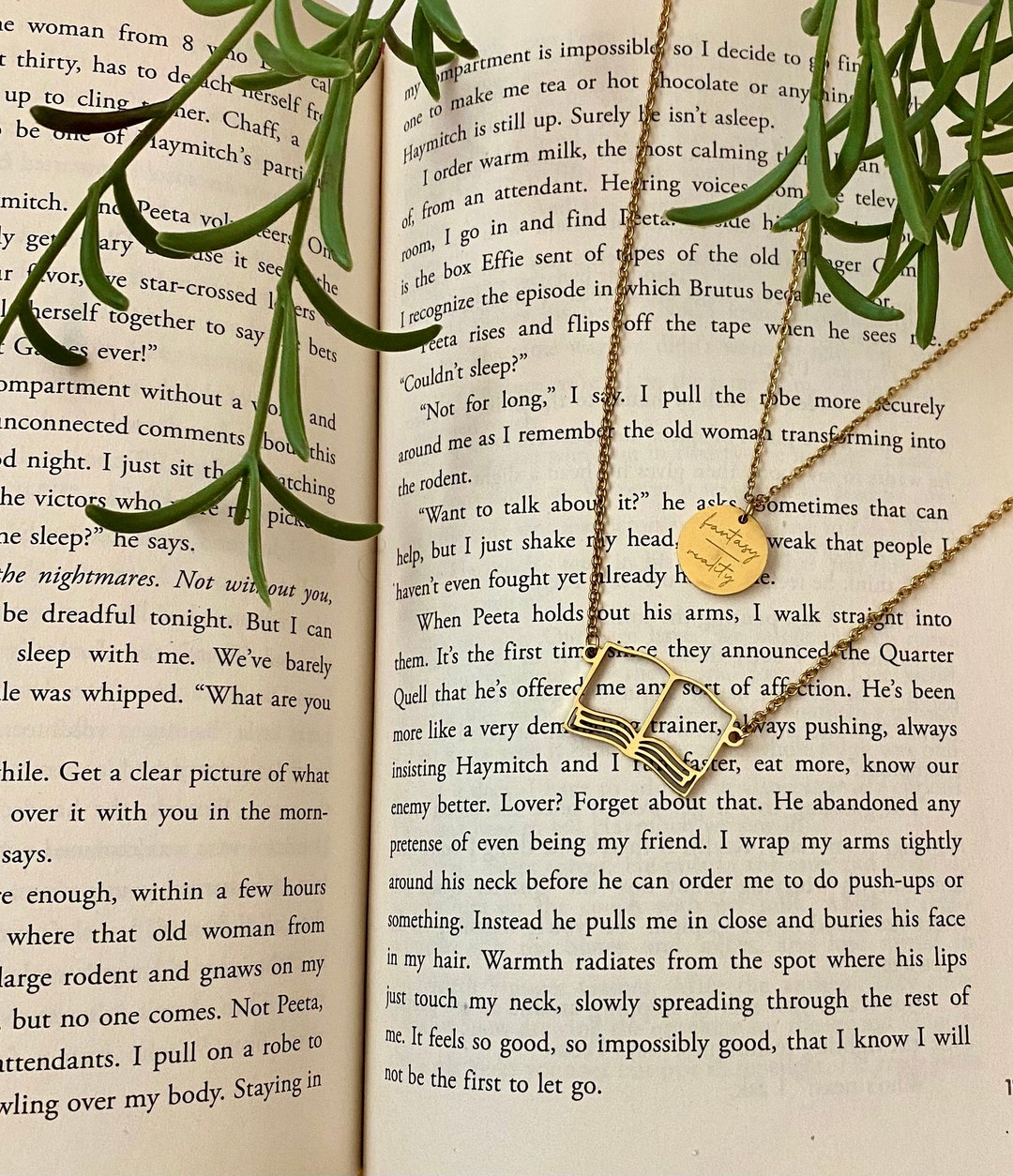 Book Necklace Set Bookish Jewelry Bookworm Gift Book Lover Gift ...