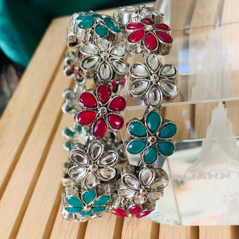 Silver Bangle - Etsy