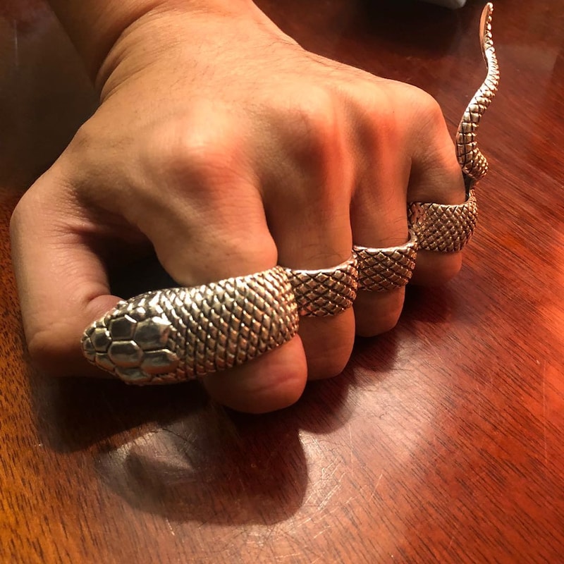 Four Finger Ring - Etsy