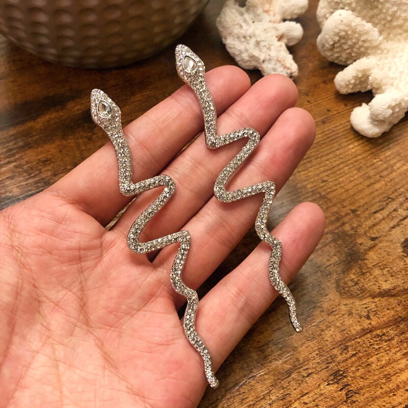 Snake Earrings - Etsy