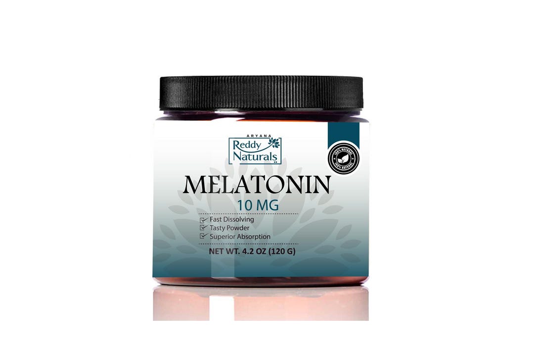 Plant-based Melatonin Powder – Natural Flavor, Fast Dissolve (4.2 Oz ...