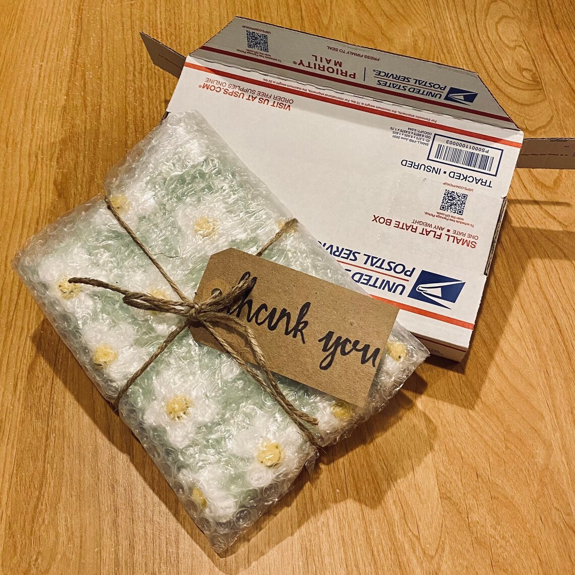 Handmade Puffy Flower Painting - Etsy