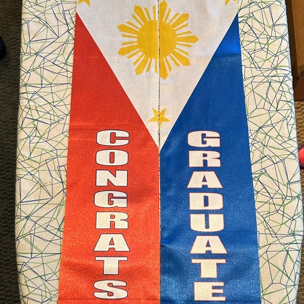Philippines Graduation Stole Sash Filipino - Etsy