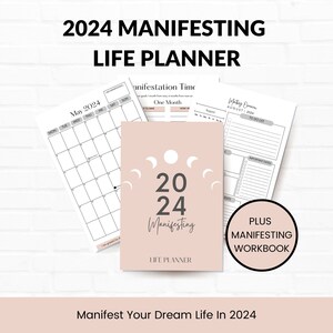 2024 Manifestation Life Planner Printable, Manifesting Planner ...