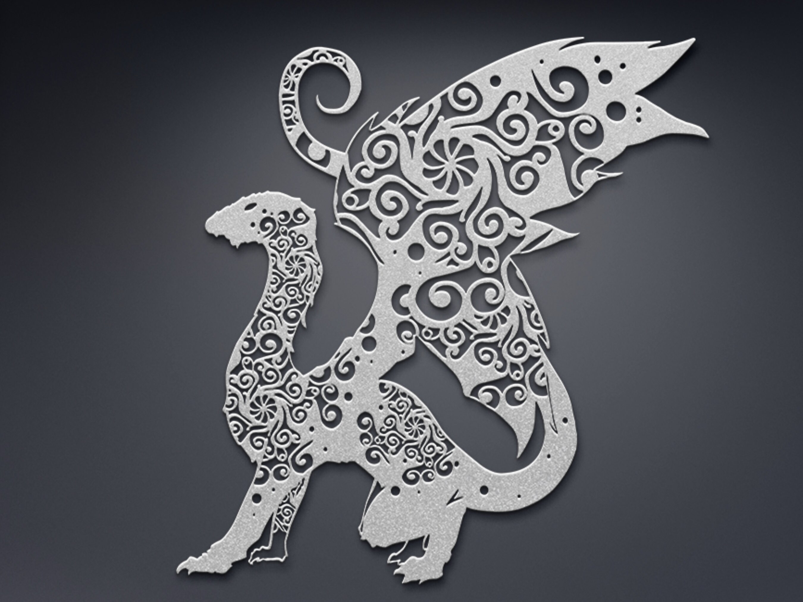 Dragon Metal Wall Art, Dragon Metal Art, Large Outdoor Dragon Wall ...