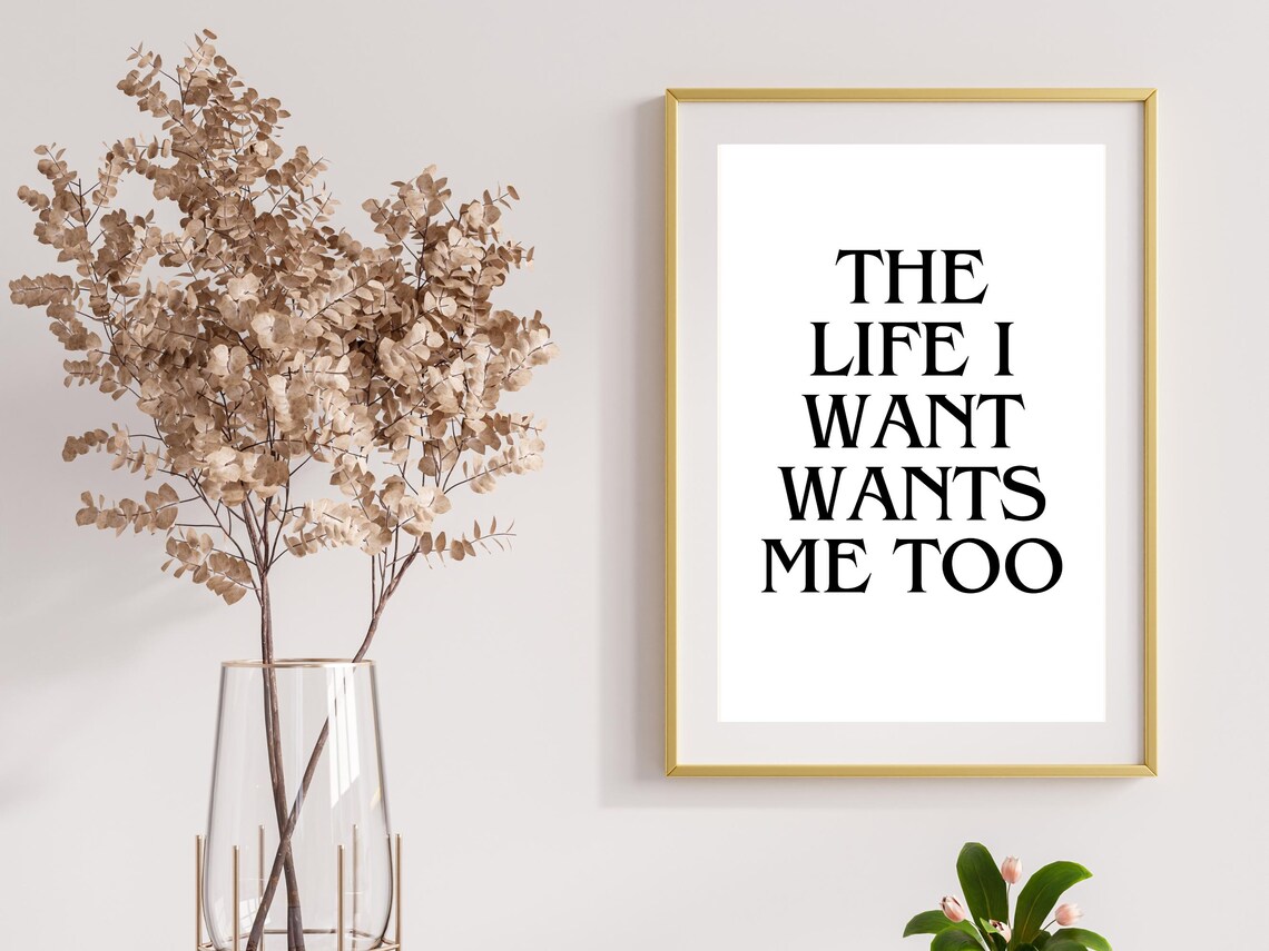 Manifestation Wall Art, Positive Affirmation Art Print, Law of ...