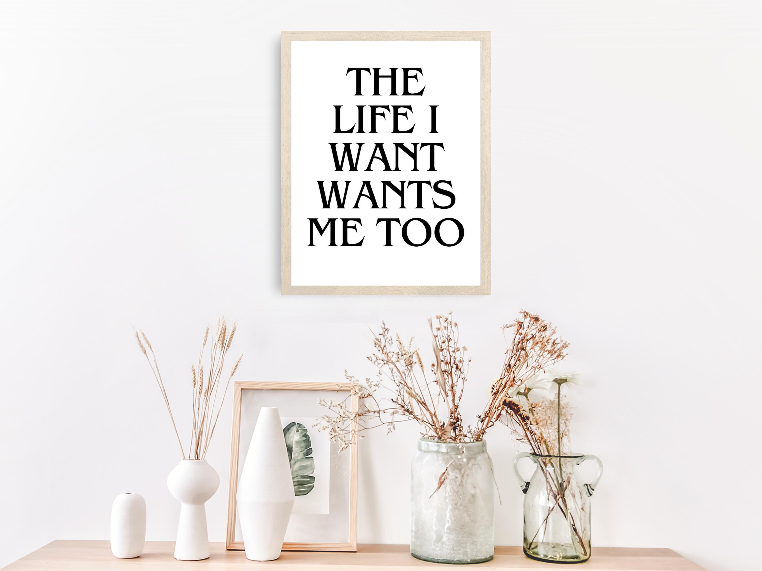 Manifestation Wall Art, Positive Affirmation Art Print, Law of ...