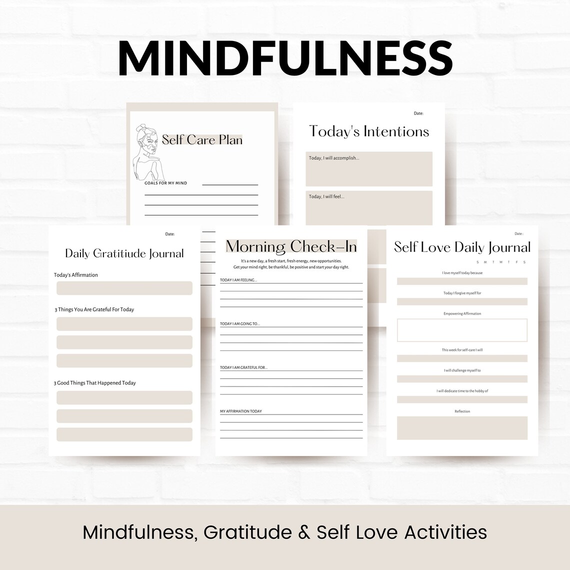 Manifestation Workbook, Manifestation Journal Printable, Digital ...