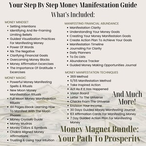 Money Manifestation Guide, Money Spells, Wealth Magic, Attract Money ...