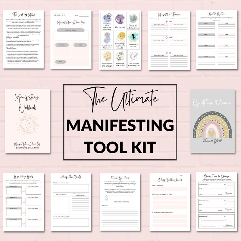 Manifestation Journal - Etsy
