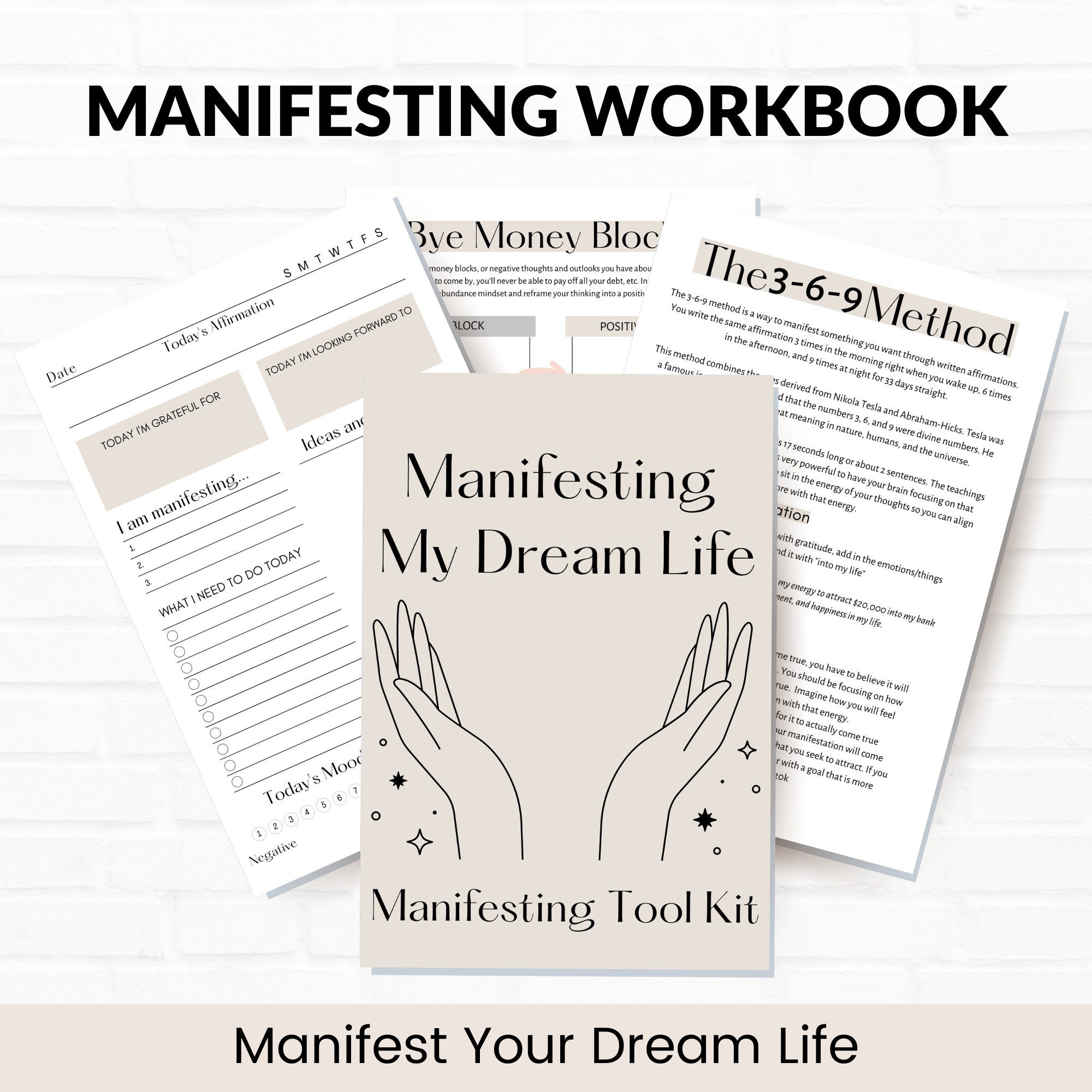 Manifestation Workbook Manifestation Journal Printable - Etsy