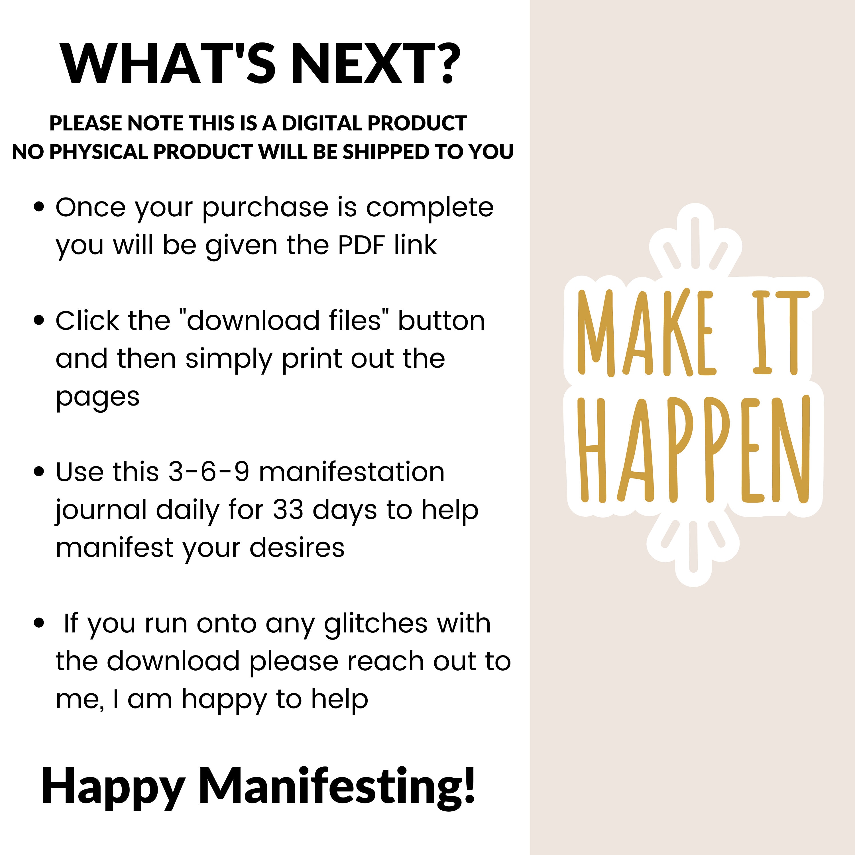 369 Manifestation Journal Printable, 369 Manifest Journal, 369 Method ...