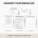 Manifestation Workbook, Manifestation Journal Printable, Digital ...