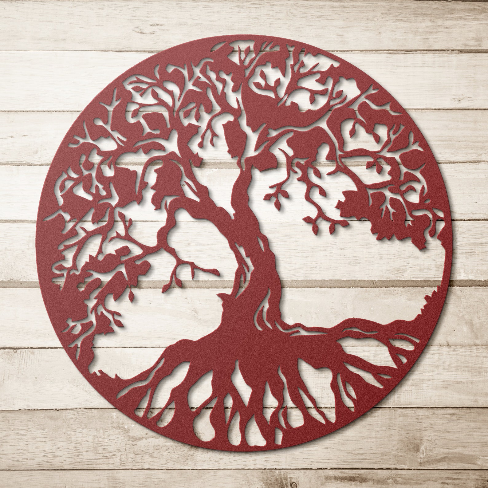 Metal Oak Tree Wall Art, Tree Wall Decor, Tree of Life Wall Art, Old ...