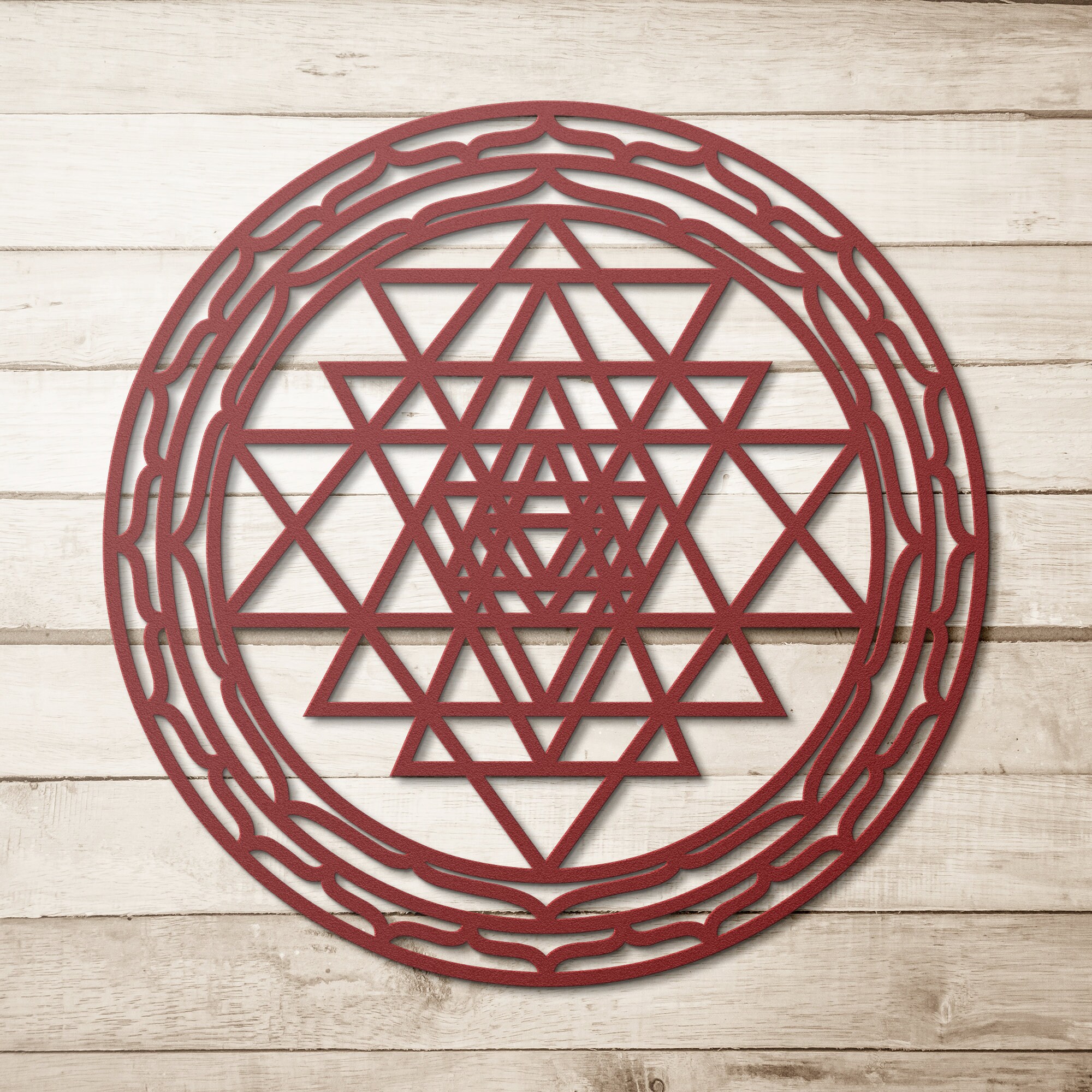 Sri Yantra Wall Art Metal Sri Yantra Wall Decor Shri Yantra - Etsy