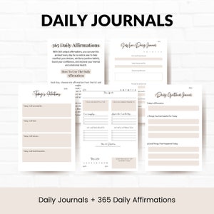 Affirmation Workbook, Affirmation Journal, Daily Affirmations ...