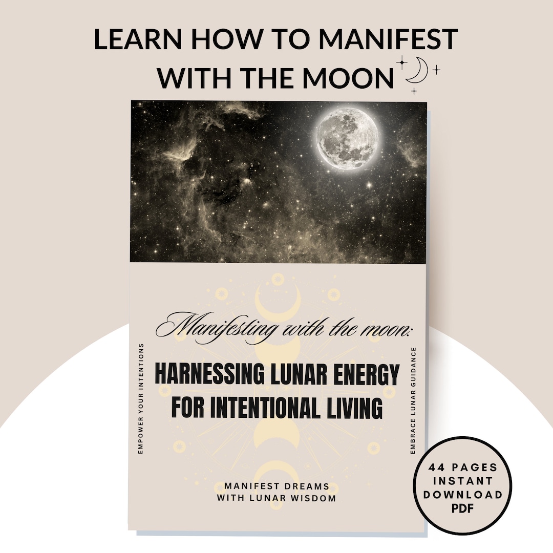Moon Phases Guide, Manifesting With the Moon Ebook, How to Manifest ...