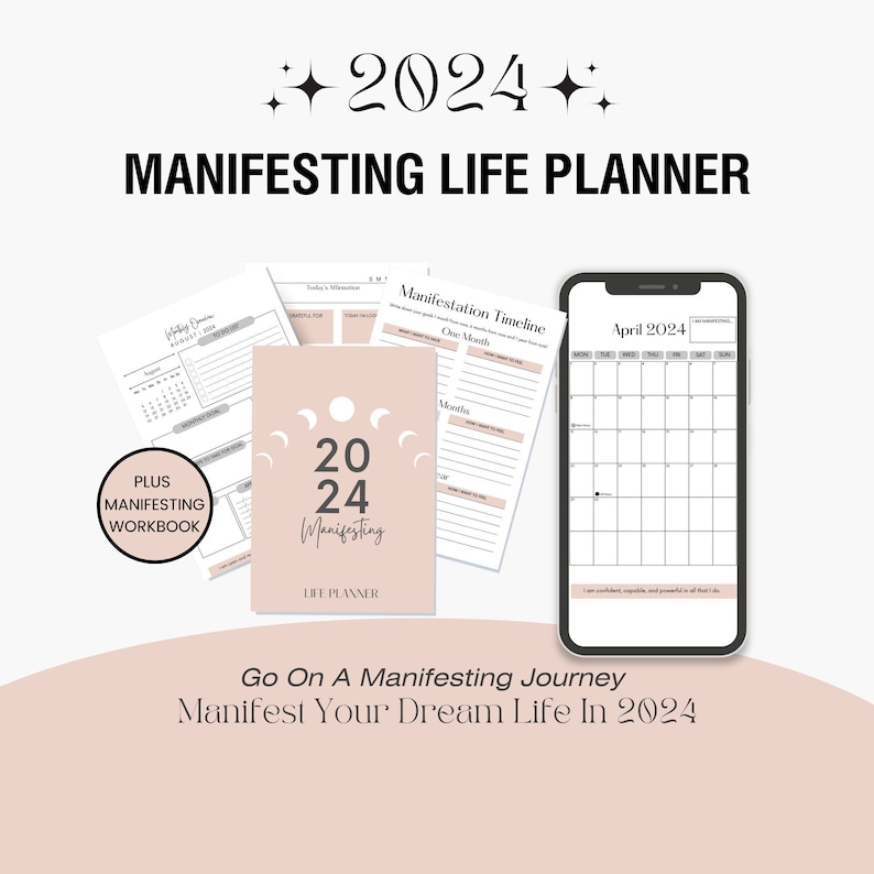 2024 Manifestation Life Planner Printable, Manifestation Planner ...