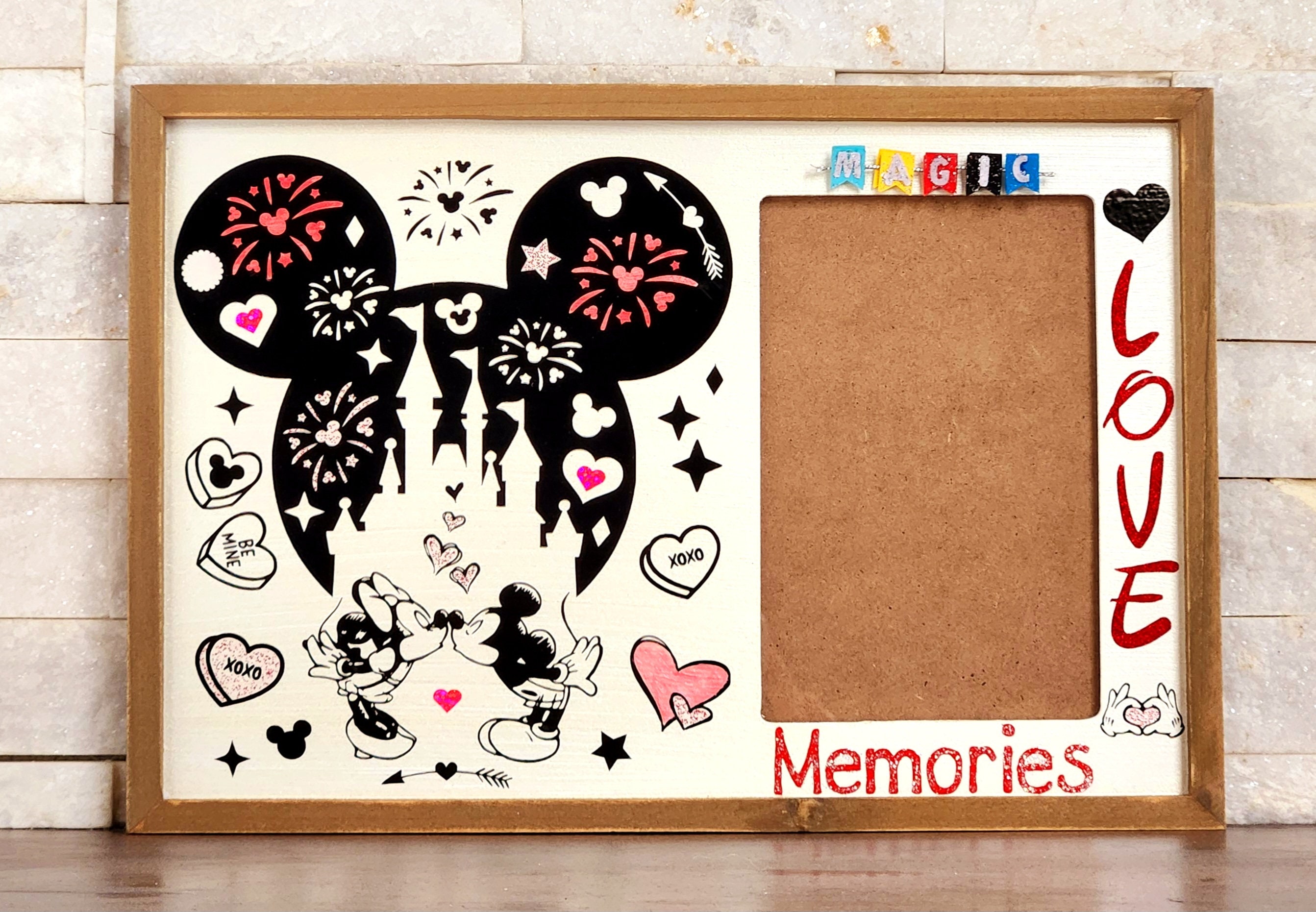 Engagement Disney Frame, Valentine's Disney, Disneyland Photo Frame ...