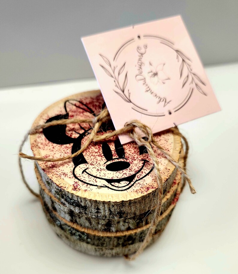 Disney Coasters, Mickey and Minnie Mouse Coasters - Etsy