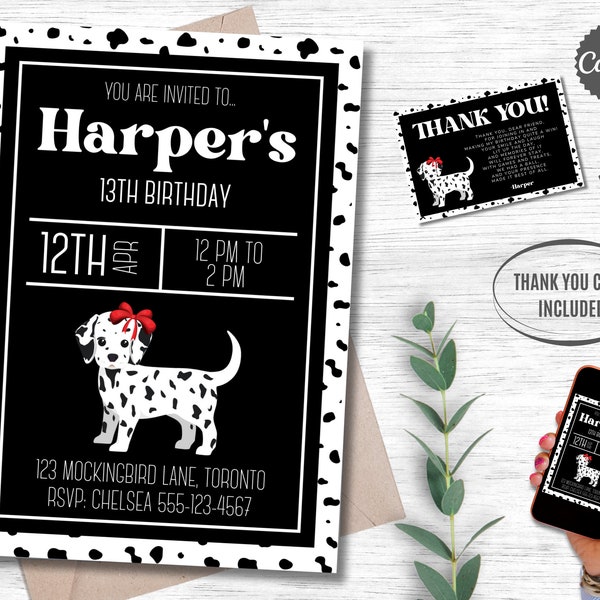 Dalmatian Party - Etsy