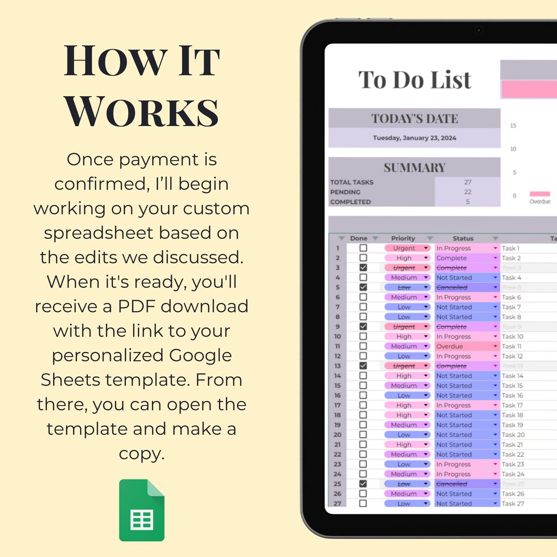 Custom Google Sheets Template !! MESSAGE BEFORE PURCHASE ...