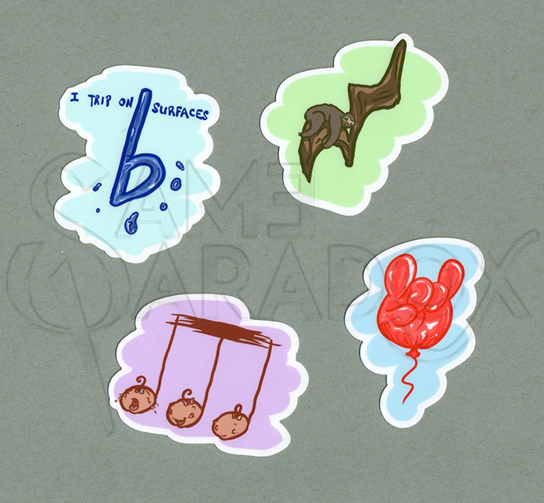 Music Vinyl Sticker Waterproof Musical Sticker Pack Musician Waterproof ...
