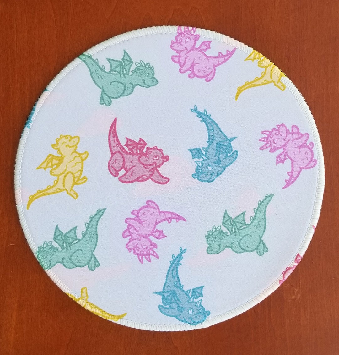 Dragon Mouse Pad Cute Baby Dragon Mouspad for Kids Computer - Etsy