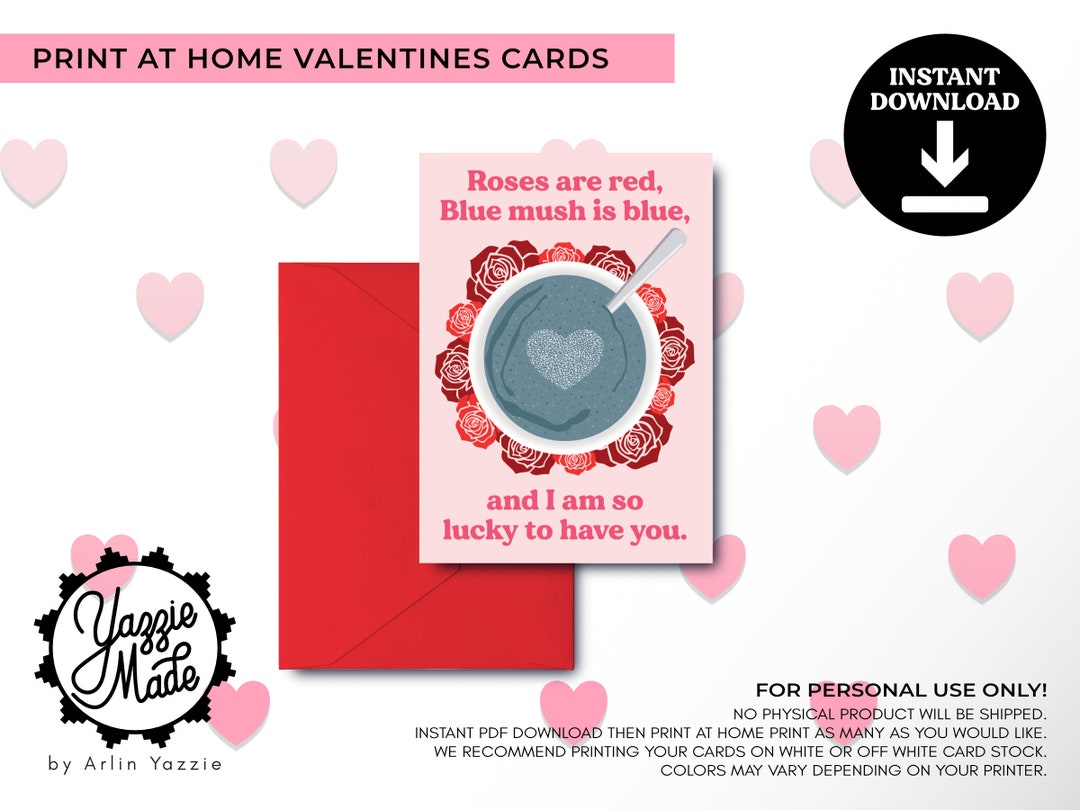 Navajo Valentines Day Card, PRINT YOURSELF, Valentine PDF, Navajo ...