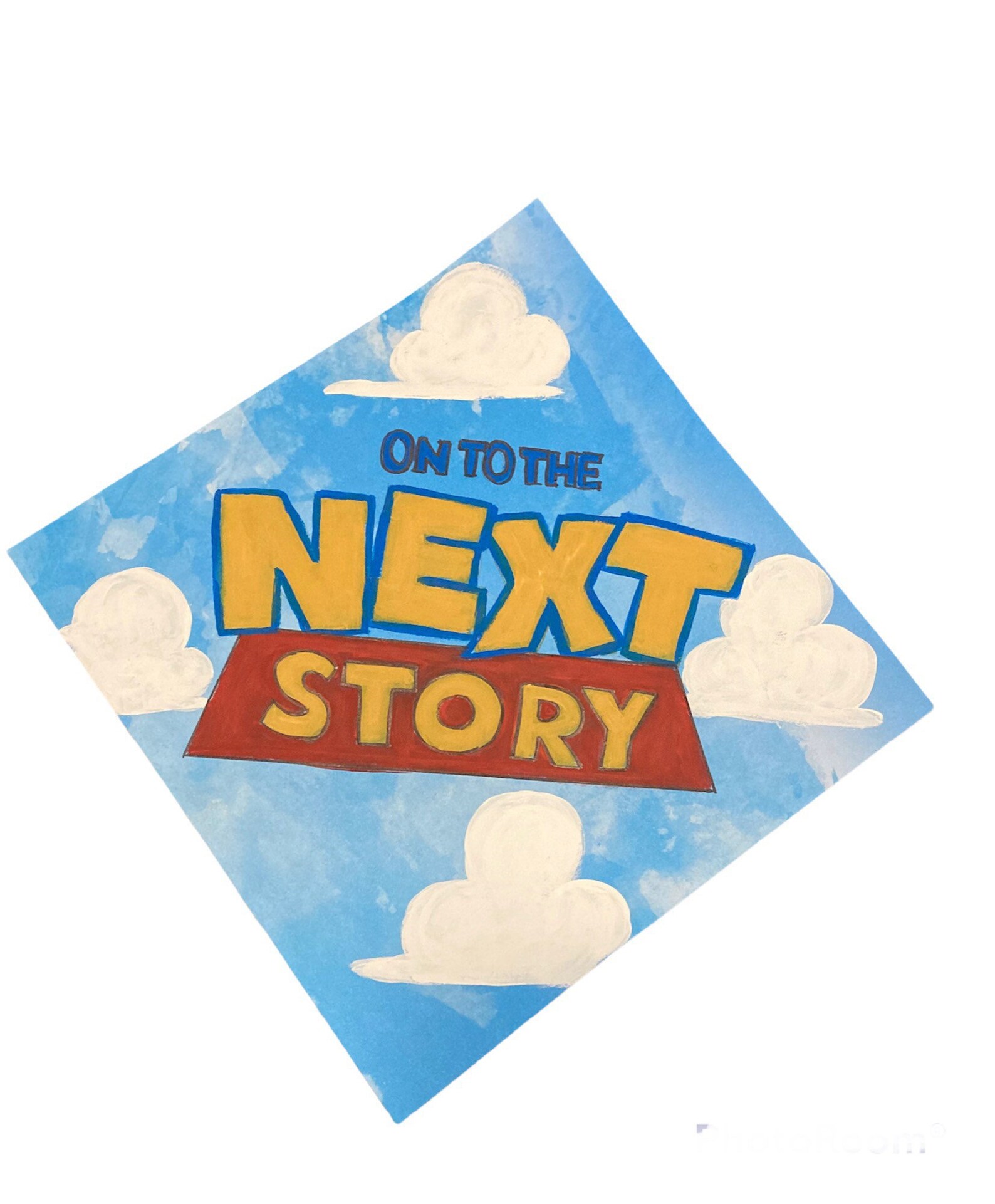 Hand Painted Toy Story Theme Graduation Cap Topper | Etsy