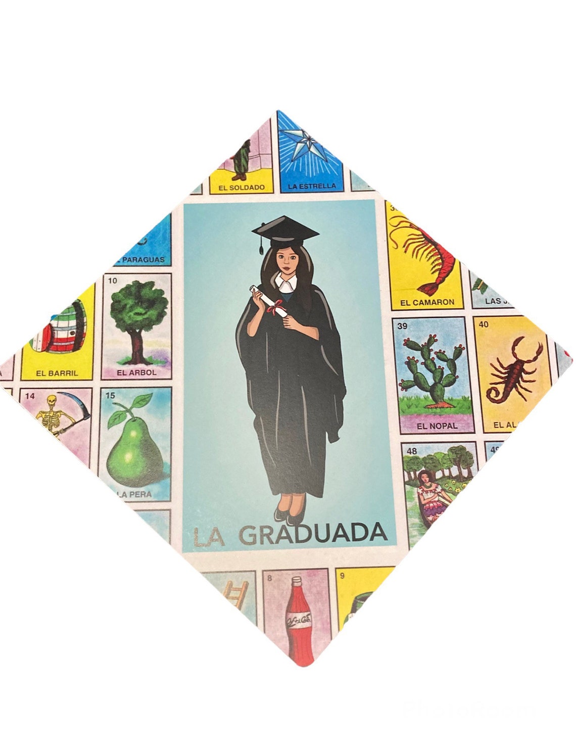 La Graduada Loteria Graduation Cap Topper - Etsy