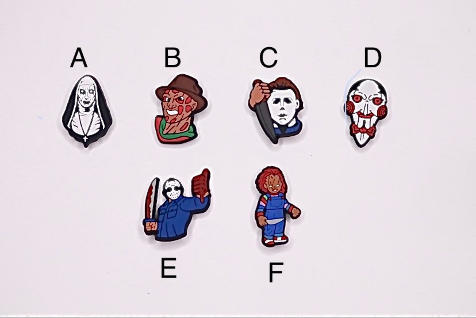 Horror Movie Croc Charms Scary Crocs Charms Croc | Etsy