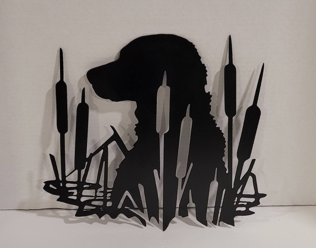 Labrador in the Reeds Metal Sign - Etsy