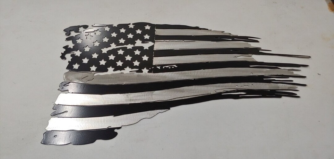 Black Line Flag - Etsy
