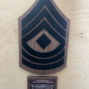 Military Rank Wall Display - Etsy